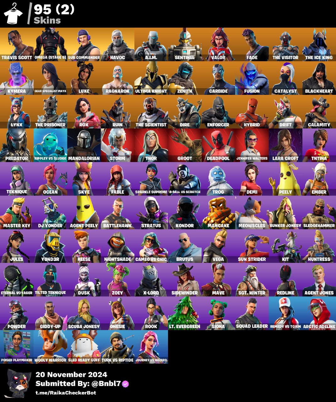 اشتر [PC] 95 skins | Travis Scott | Omega (stage 5) | Sub Commander ...